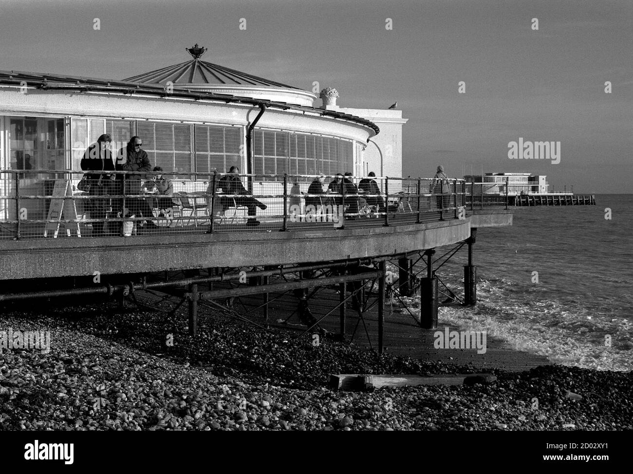 Lido coastal promenade Black and White Stock Photos & Images - Alamy