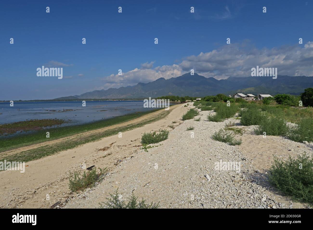 view of national park from coast Bali Barat NP, Bali, Indonesia July ...