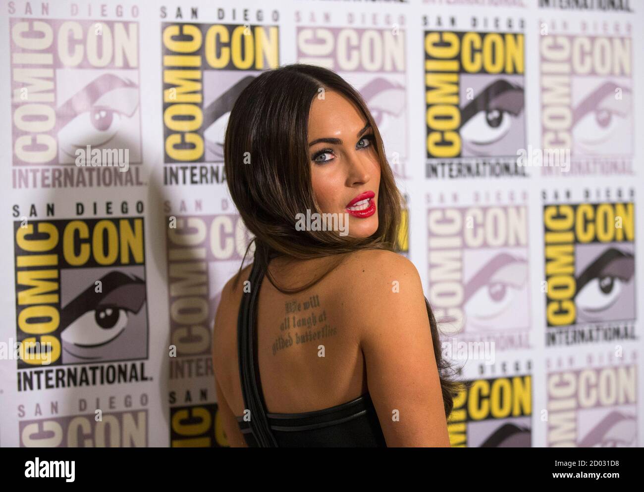 Megan fox comic con international hi-res stock photography and images ...