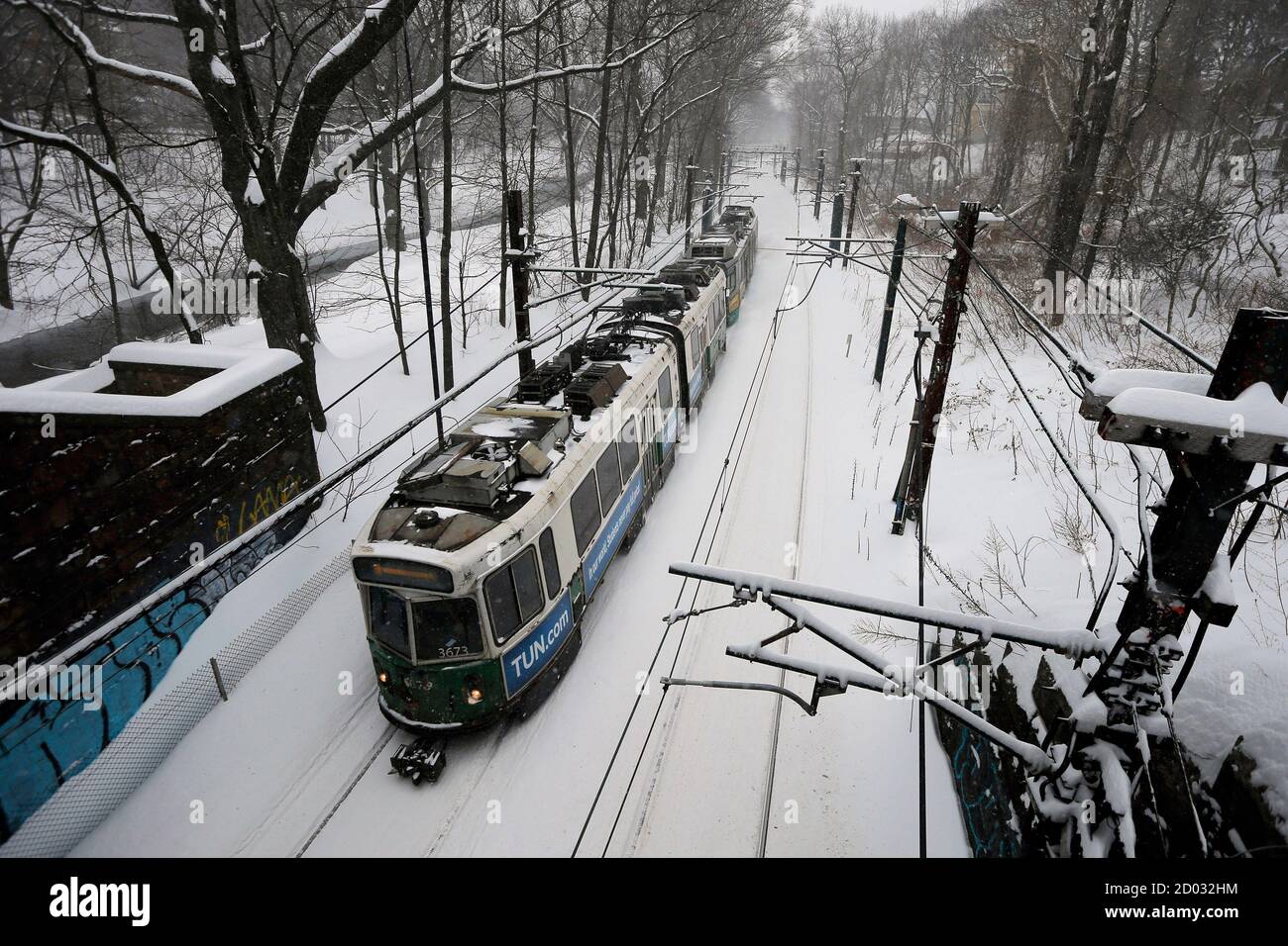 Passenger train in storm usa hi-res stock photography and images - Alamy