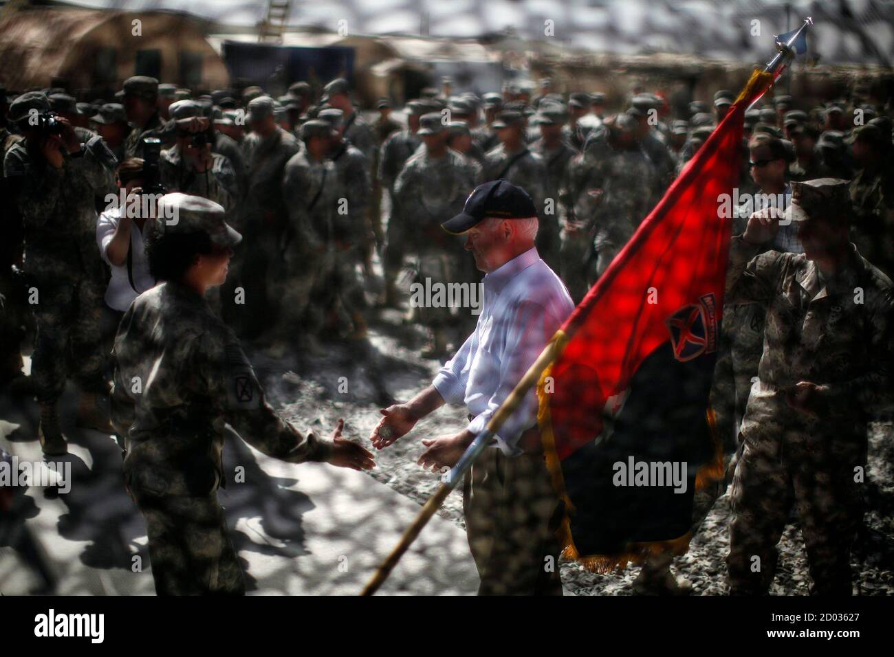 On forward operating base shank hi-res stock photography and images - Alamy