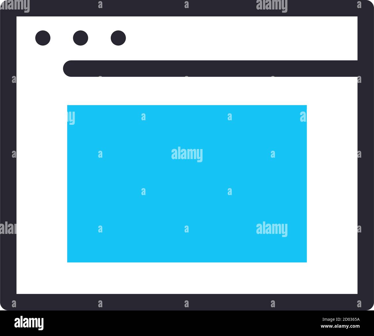 Website page line and fill style icon design, Technology internet and ...