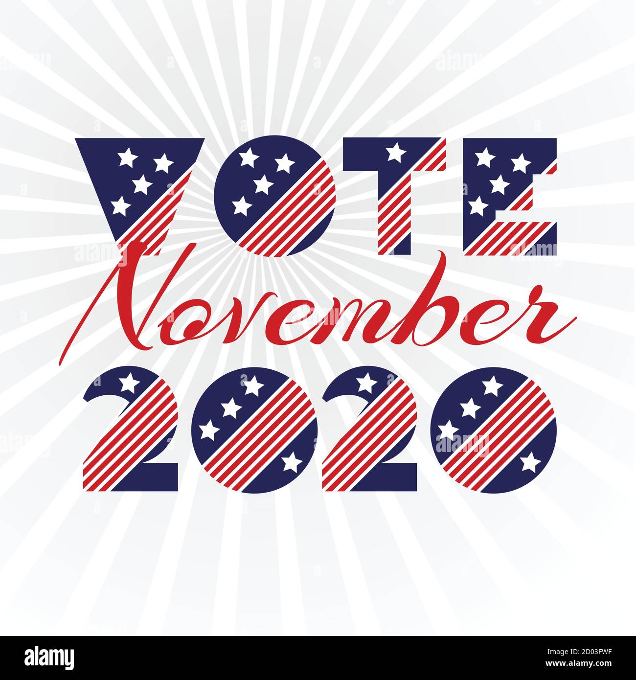 American presidential election day, political campaign for flyer, post ...