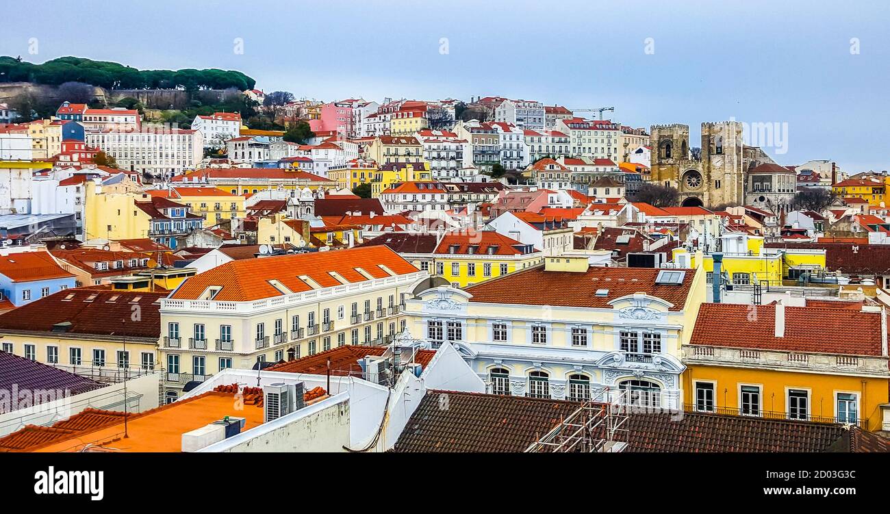 Lisboa aerial view hi-res stock photography and images - Alamy