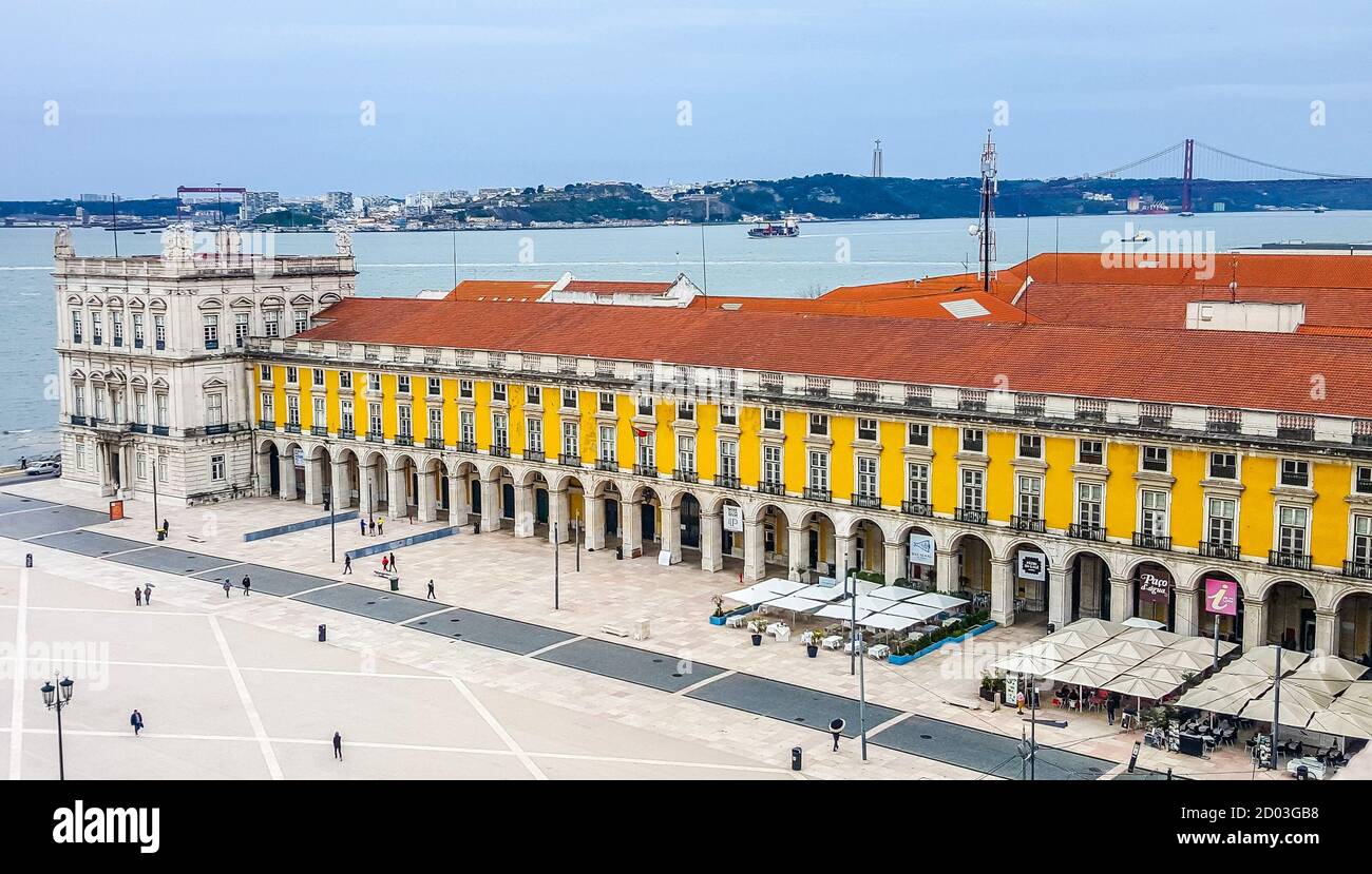 Praça do comércio aerial hi-res stock photography and images - Alamy