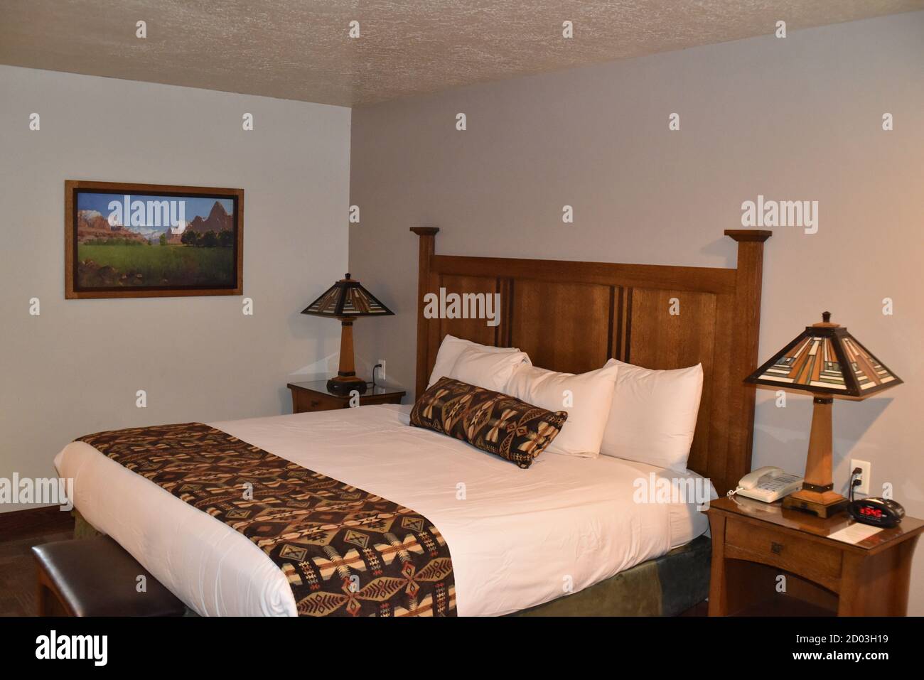 Springdale, UT. U.S.A. 8/12/2020. Zion National Park. Zion Lodge ...