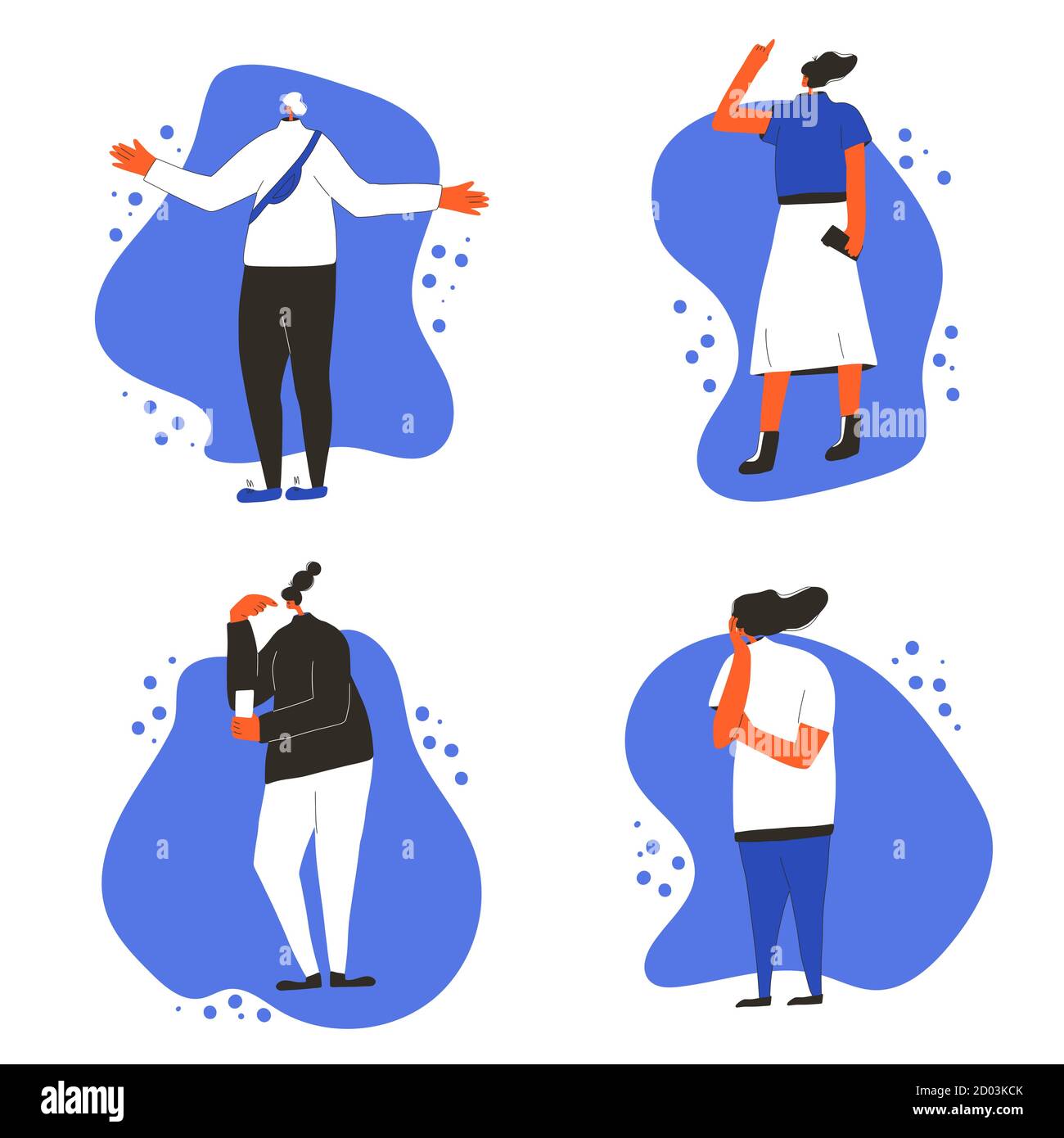 The current situation Stock Vector Images - Alamy