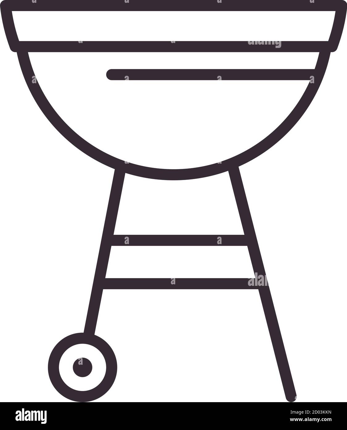 Bbq grill line style icon design, Menu steak house food meal restaurant ...