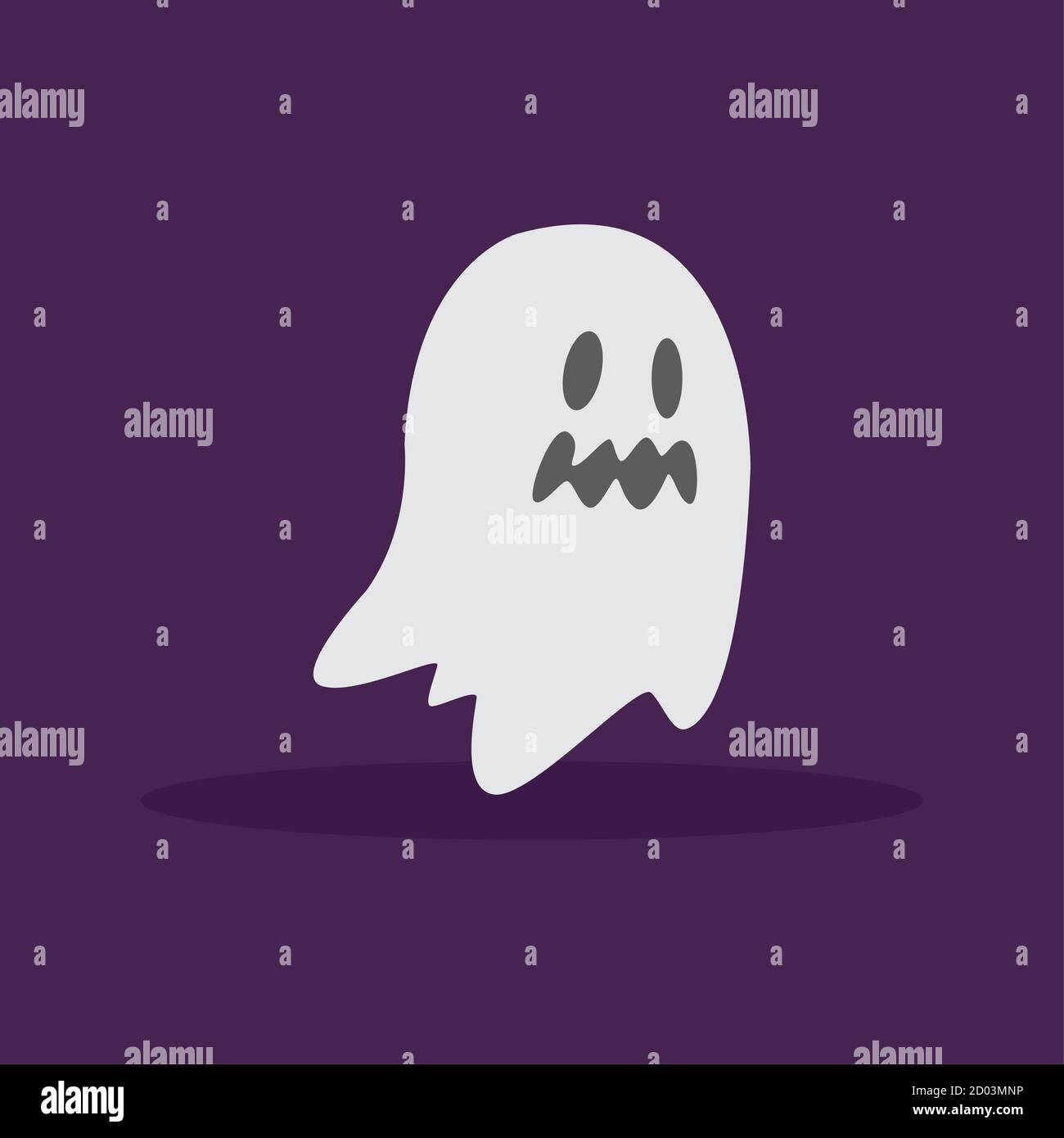 Scary ghost icon. Halloween season icon - Vector Stock Vector Image ...