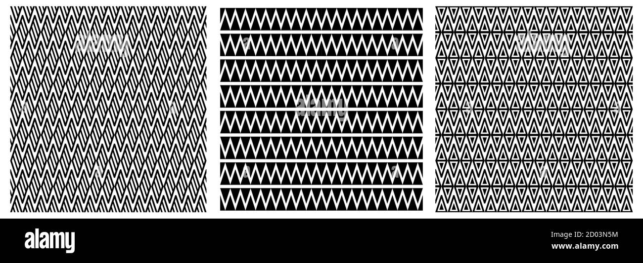 Black geometry seamless grid pattern on white background. Simple ...