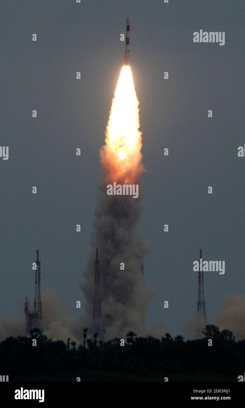 Indian satellite launch vehicle hi-res stock photography and images - Alamy