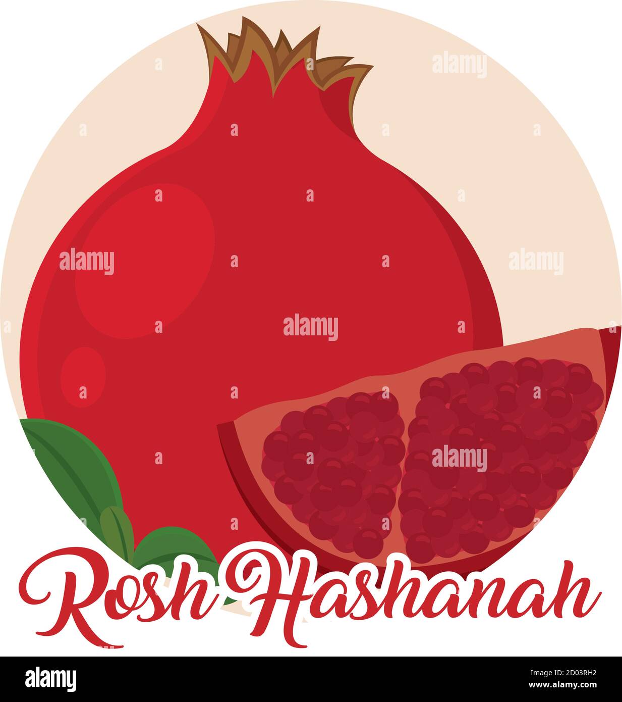 Isolated pomegranade tradition rosh hashanah icon- Vector Stock Vector ...