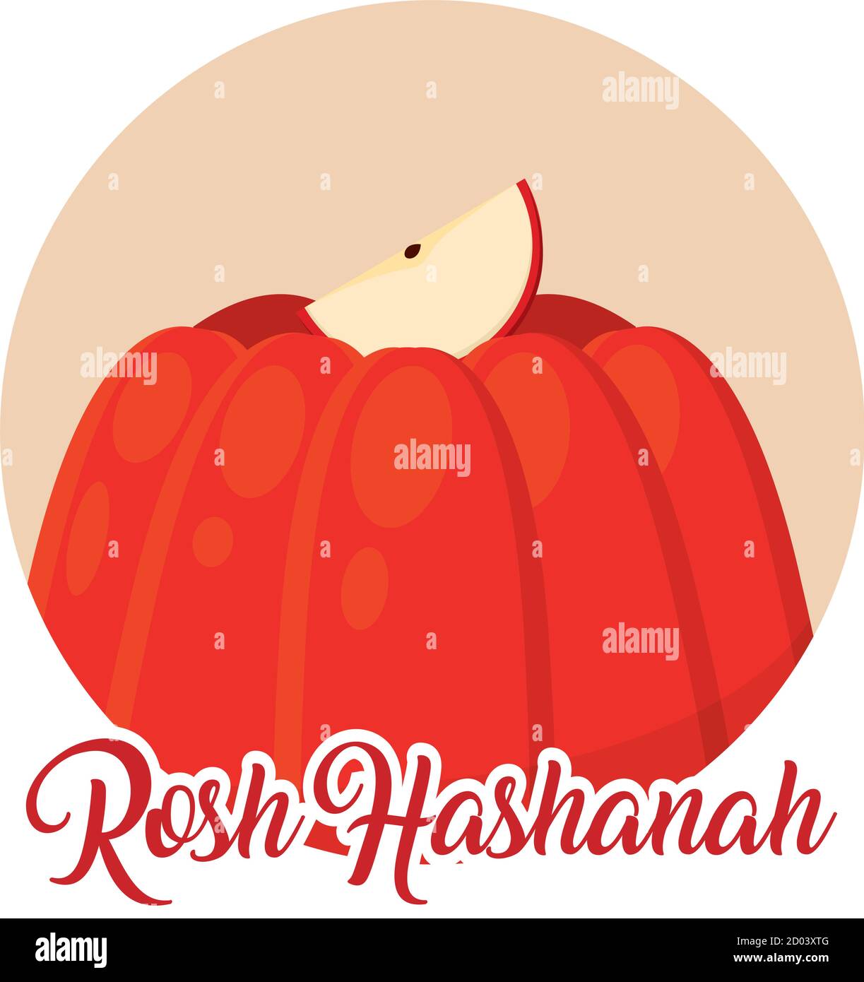 Isolated jelly tradition rosh hashanah icon- Vector Stock Vector Image ...