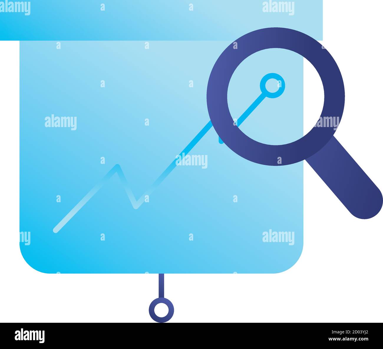 lupe with board gradient style icon design, search tool and magnifying glass theme Vector ...