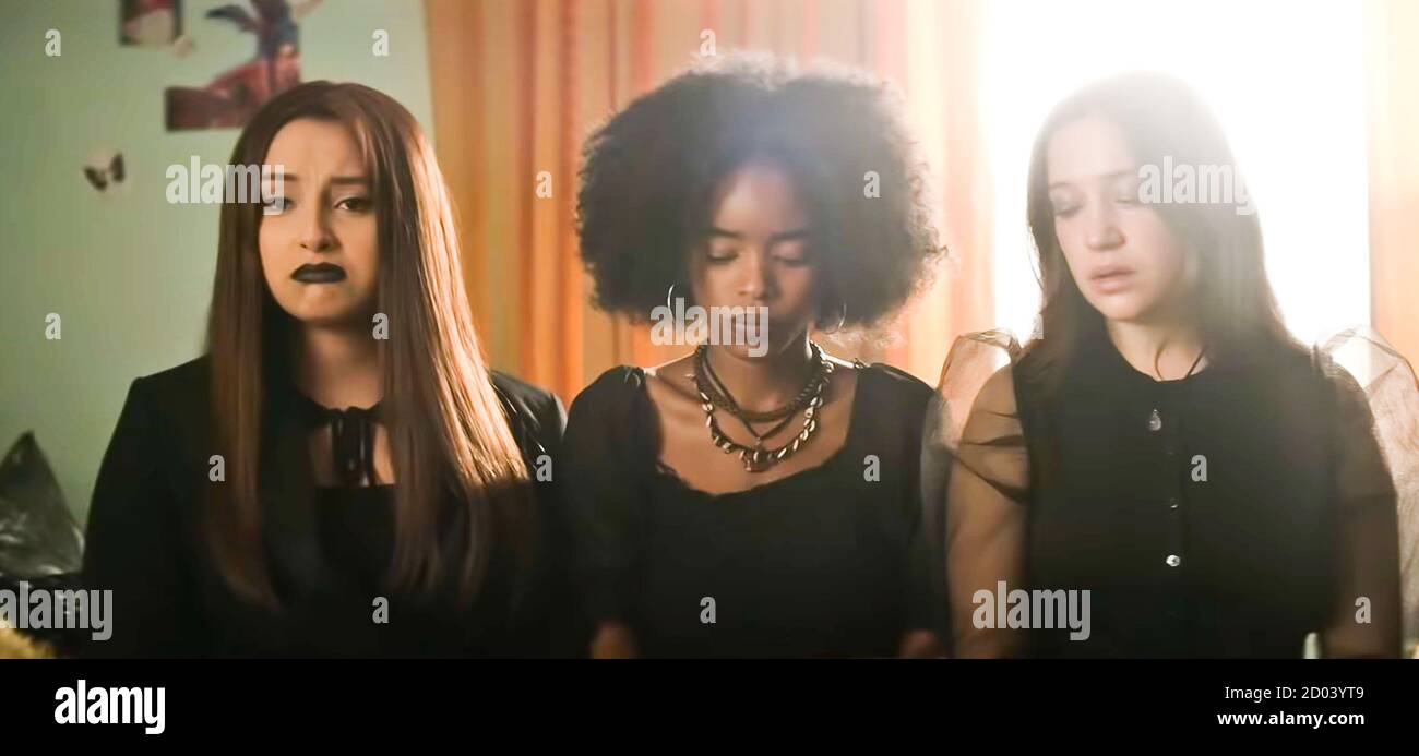 USA. Zoey Luna, Gideon Adlon and Lovie Simone in a scene from ©Sony ...