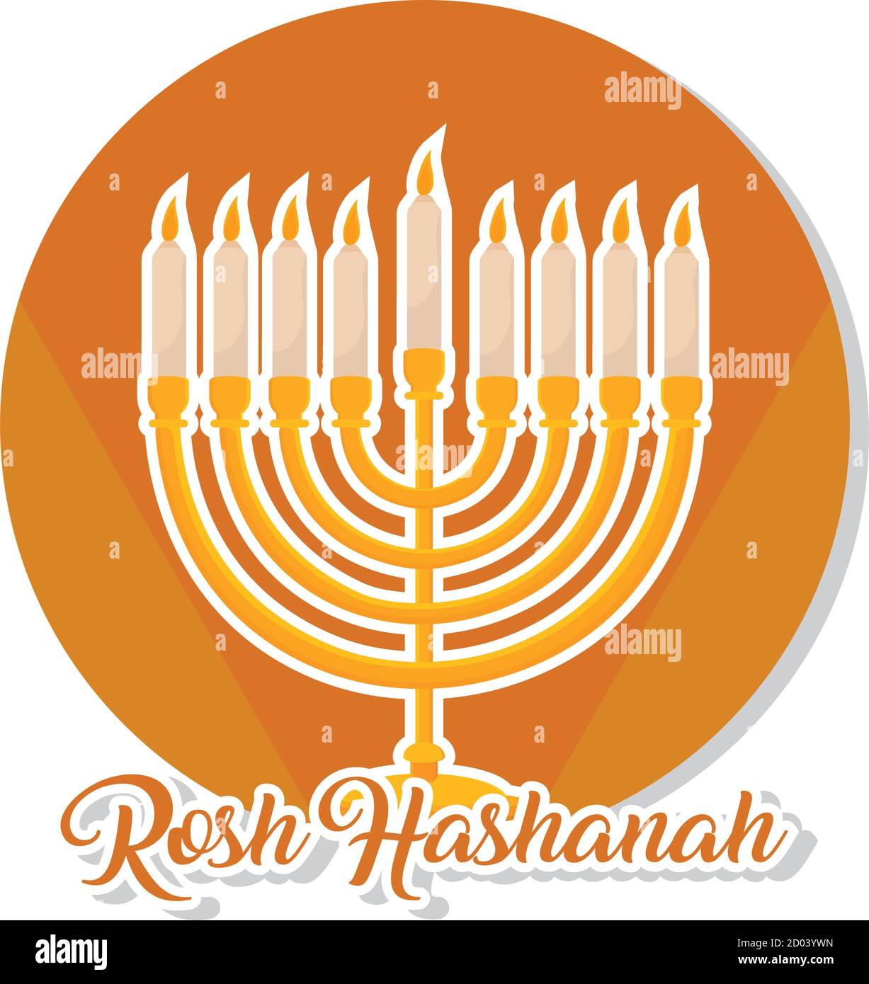 Isolated chandelier tradition rosh hashanah logo- Vector Stock Vector ...
