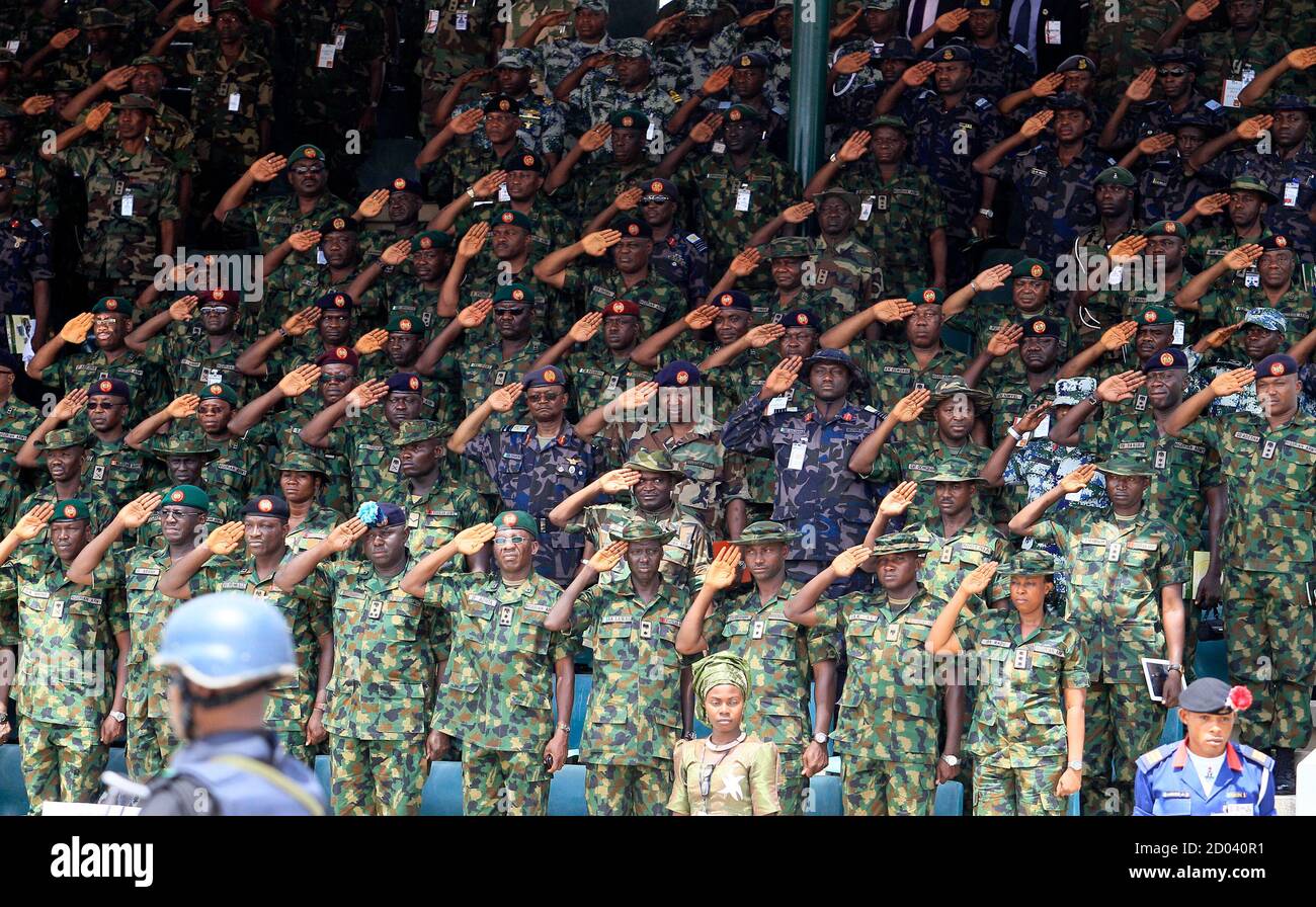 Nigeria officers hi-res stock photography and images - Alamy