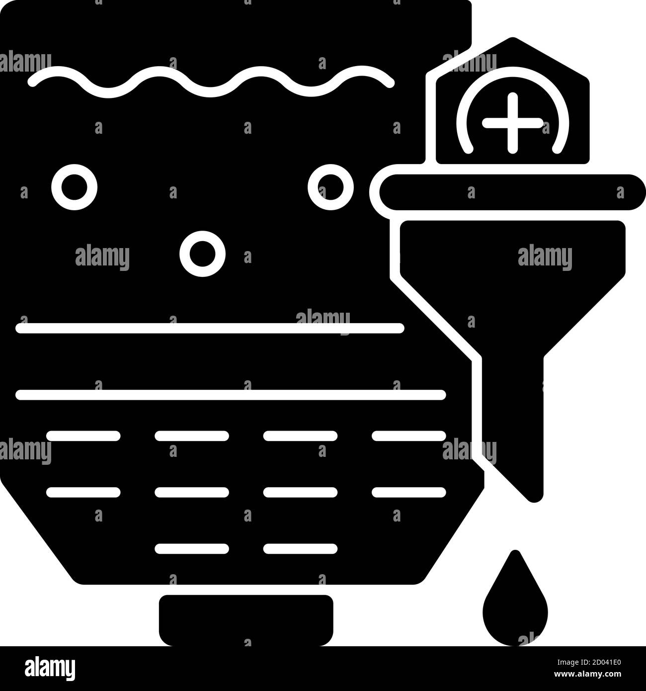 Mashing black glyph icon Stock Vector Image & Art - Alamy