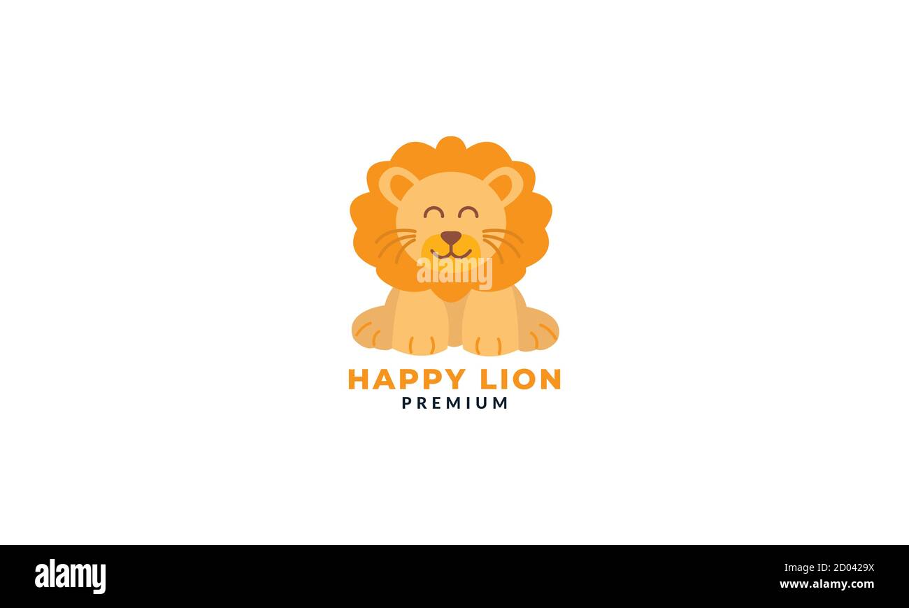 Cute Smiling Lion
