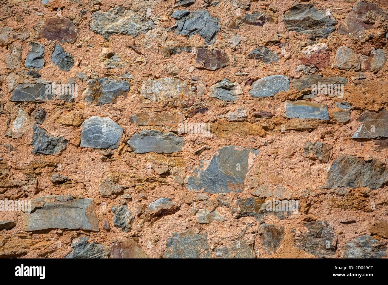 Architecture textures, detailed wall masonry schist and granite mix ...