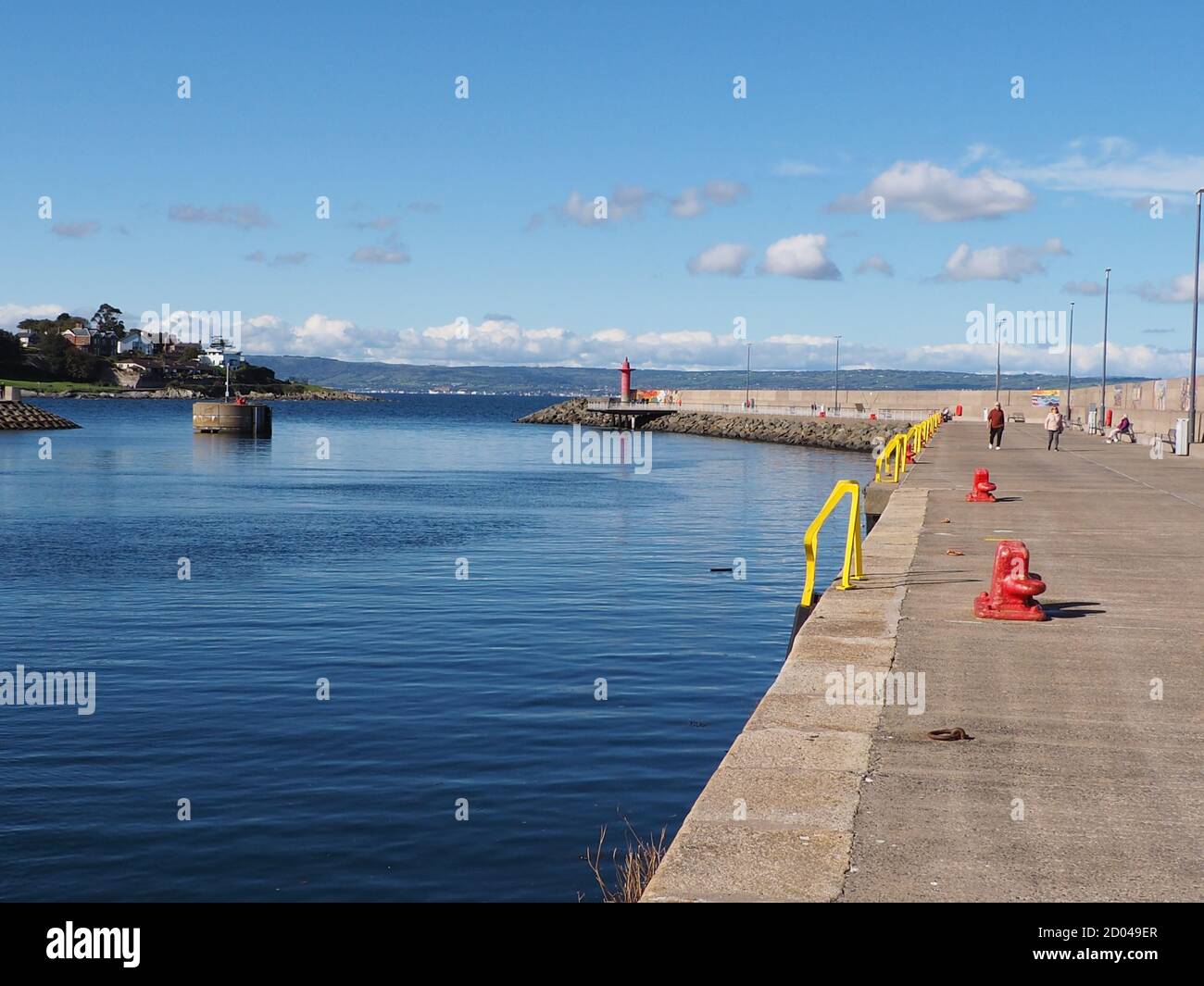 Eisenhower pier, Bangor, Northern Ireland, UK Stock Photo - Alamy