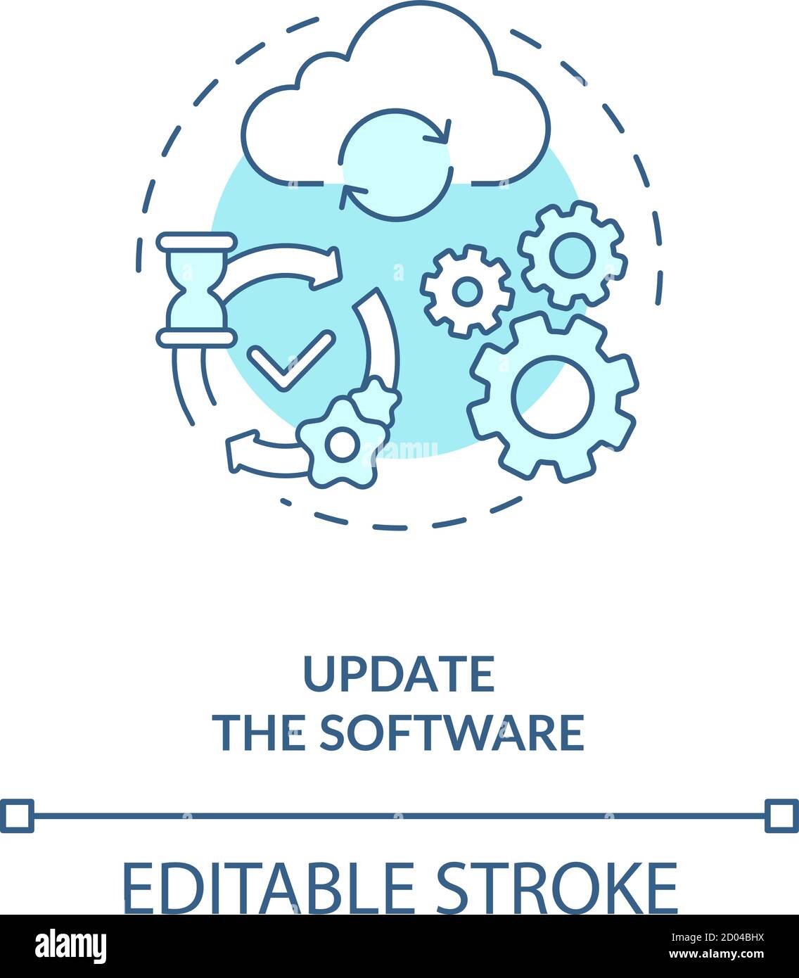 Update software concept icon Stock Vector Image & Art - Alamy