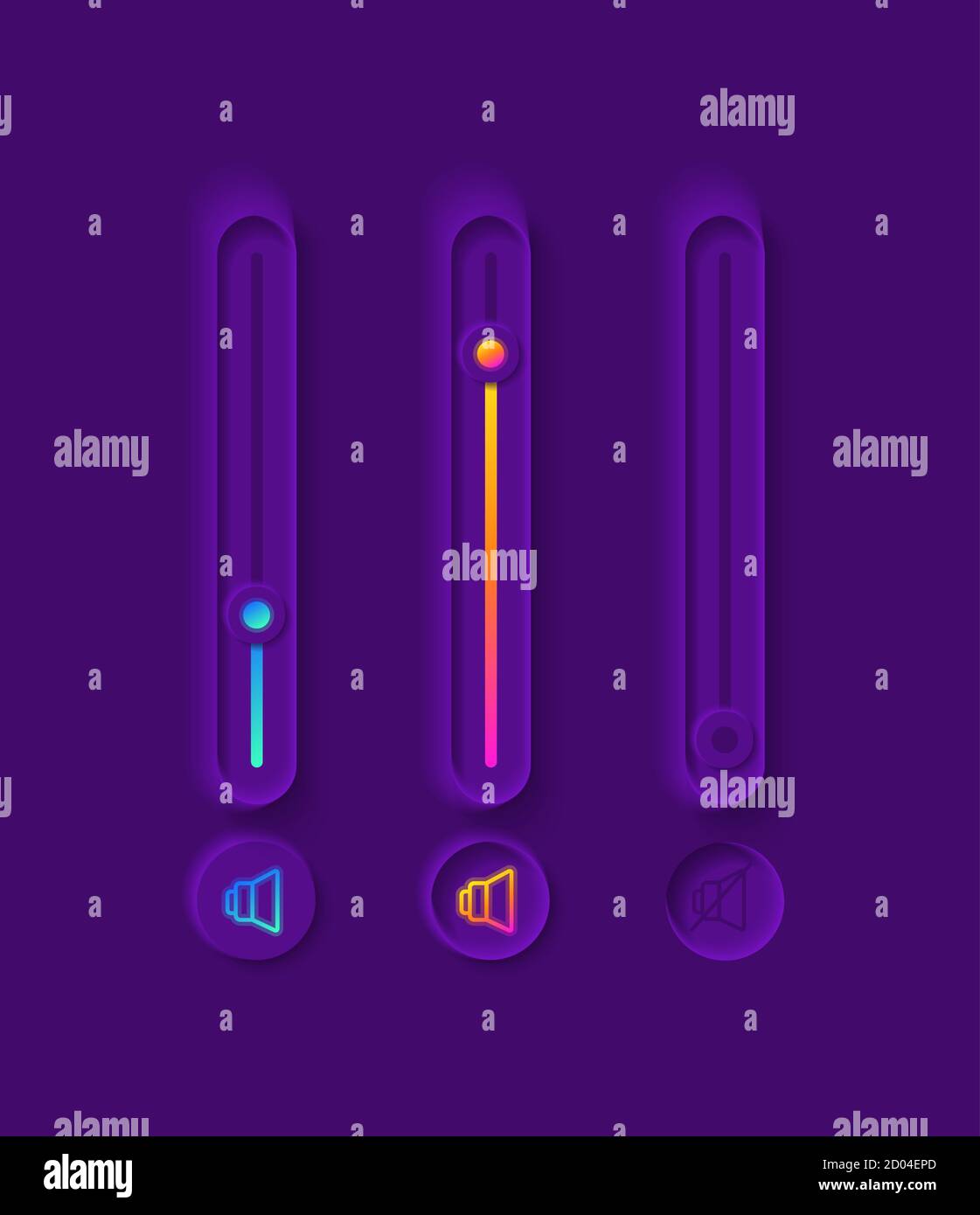 Volume sliders UI elements kit Stock Vector Image & Art - Alamy Volume sliders UI elements kit Stock Vector Image & Art - Alamy