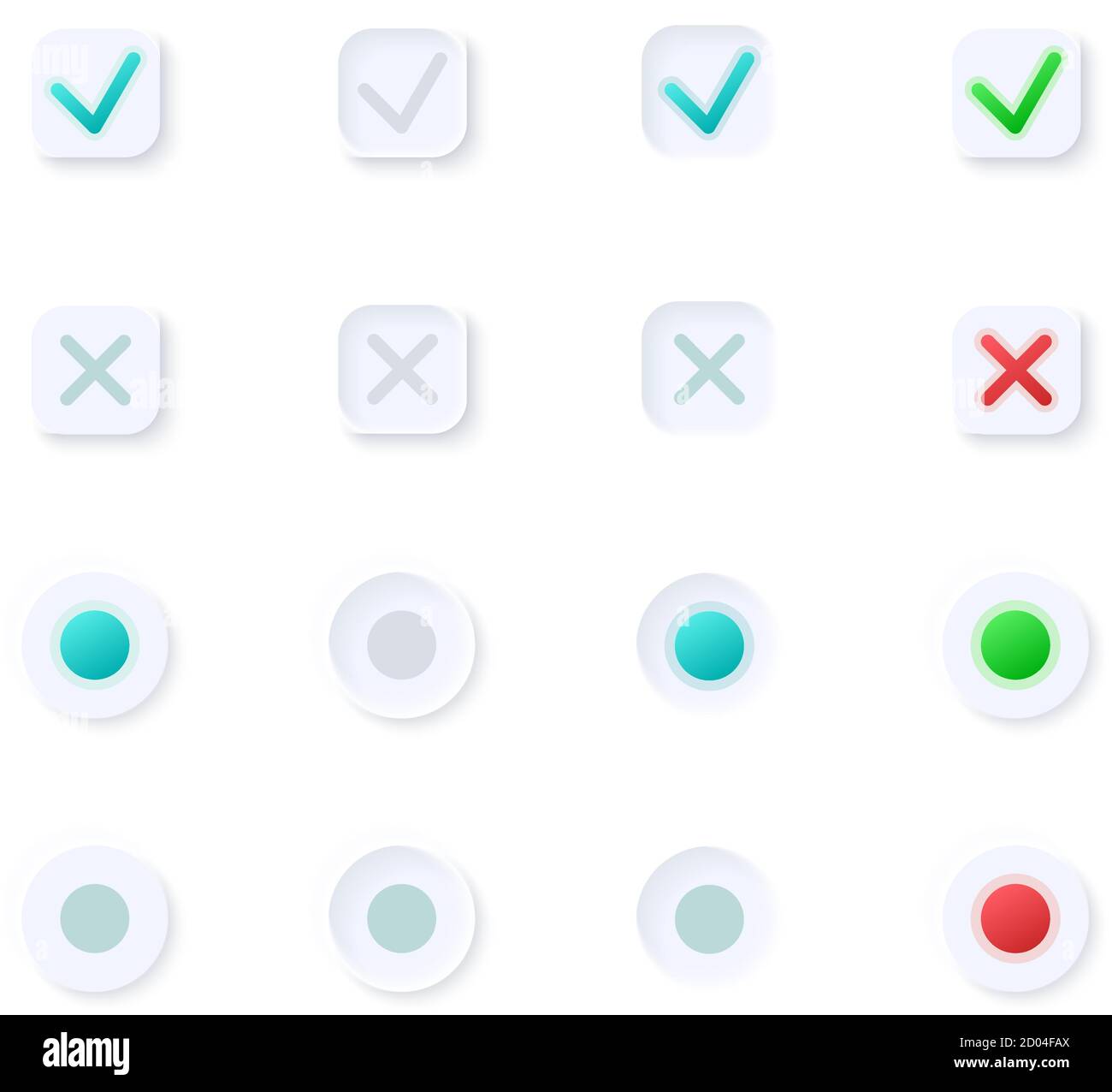 Cross tick user icon Stock Vector Images - Alamy