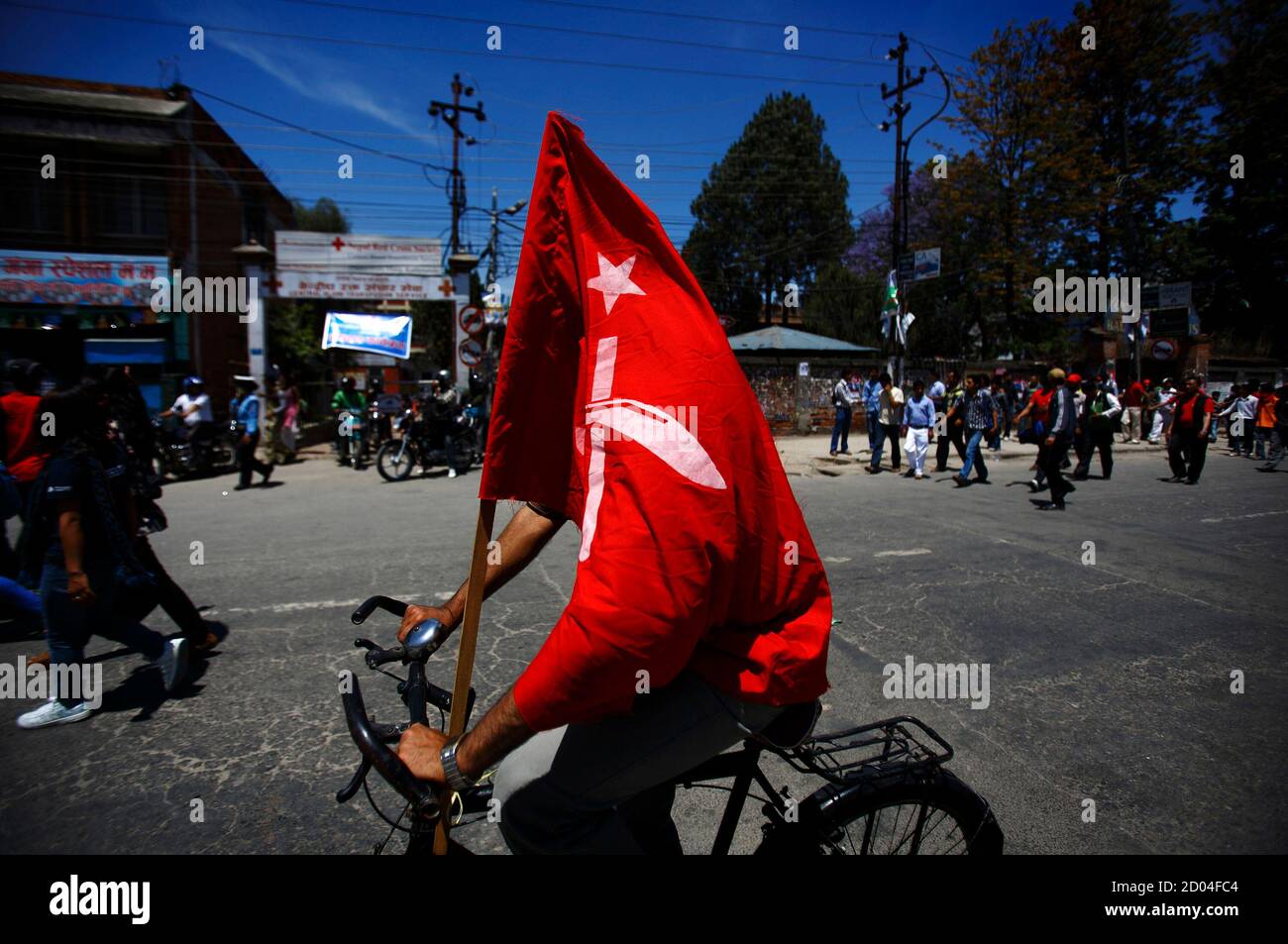 Labour party flag hi-res stock photography and images - Alamy