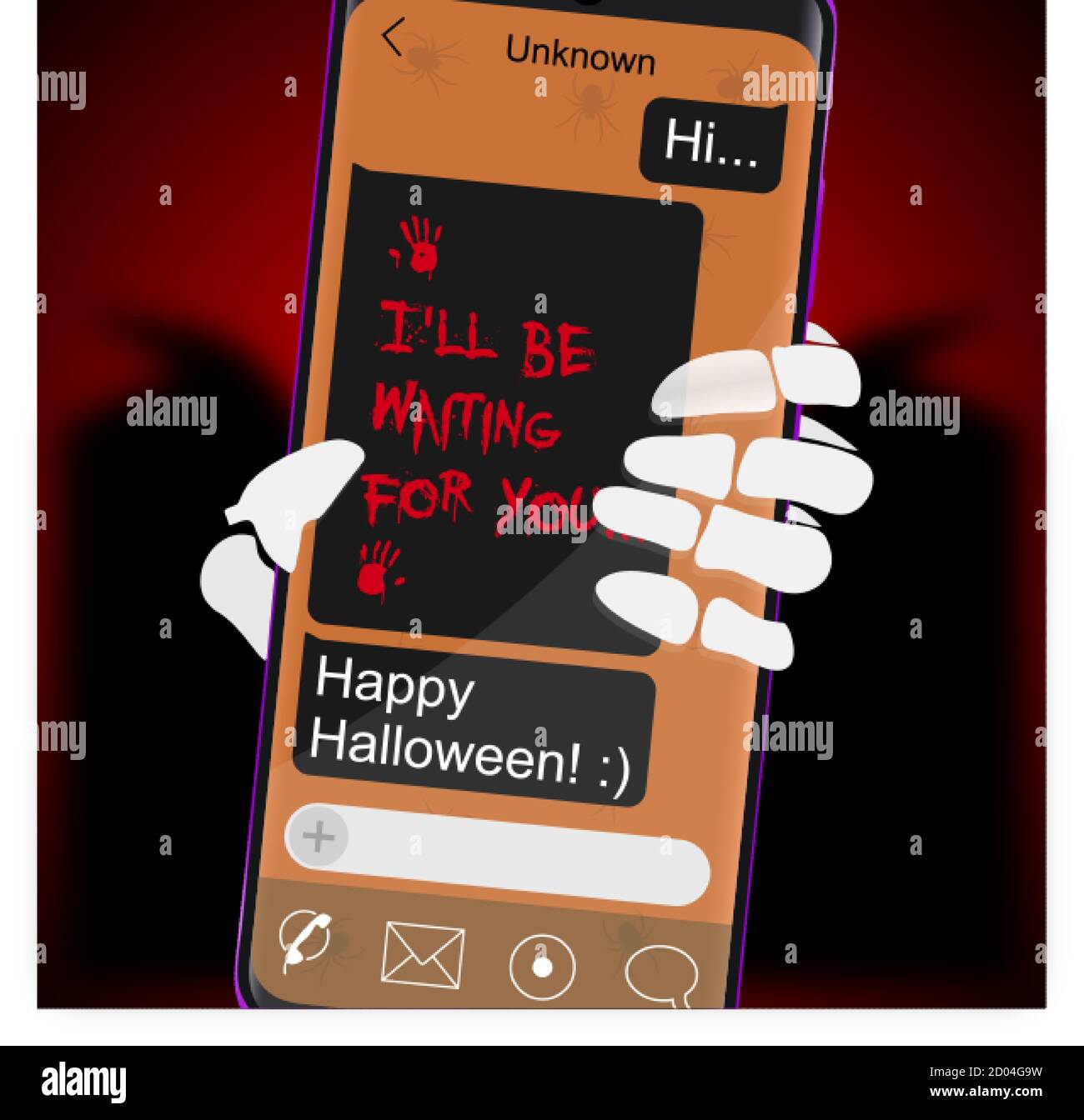 Skeleton holding mask Stock Vector Images - Alamy