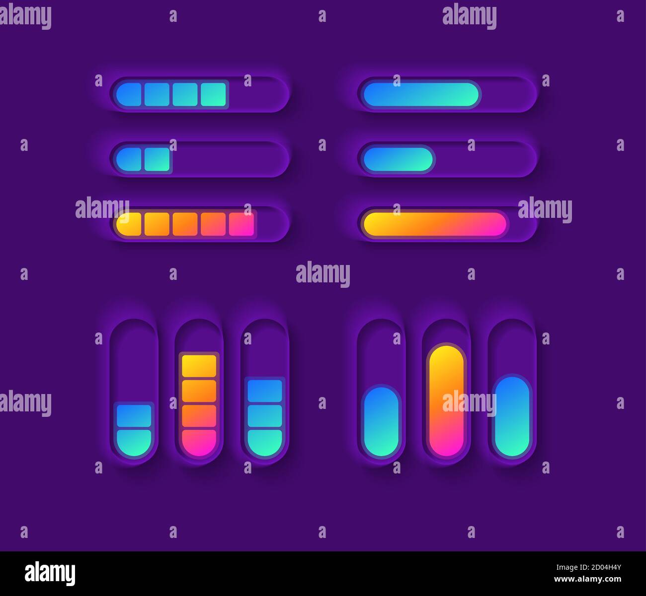 Power gauge UI elements kit Stock Vector Image & Art - Alamy