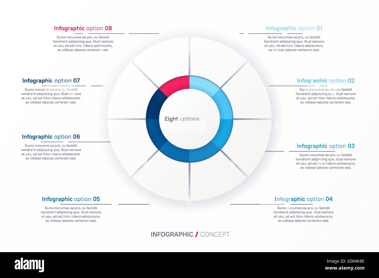 Vector infographic round chart template Stock Vector Image & Art - Alamy