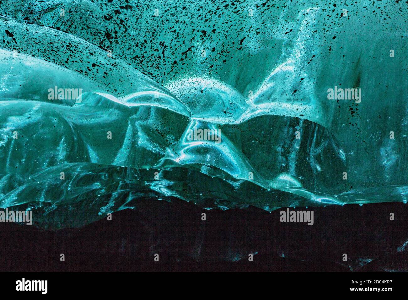 Background texture of an ice cave in Iceland Stock Photo - Alamy