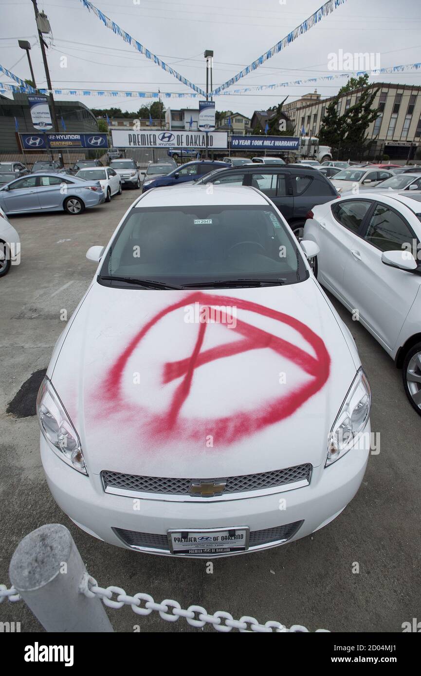 Anarchy symbol hi-res stock photography and images - Alamy