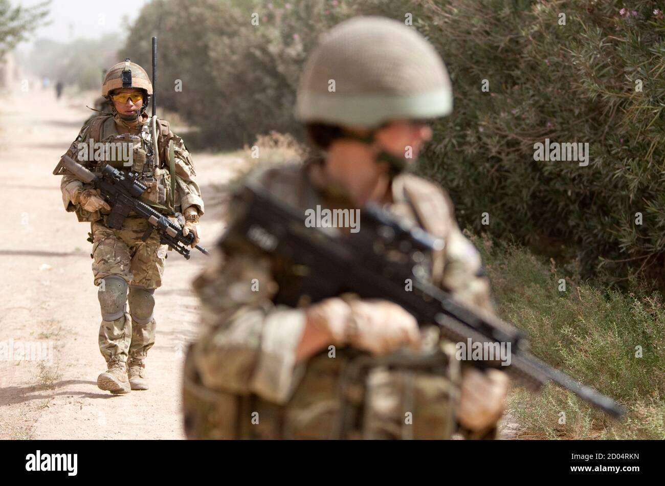 British army patrol helmand hi-res stock photography and images - Alamy