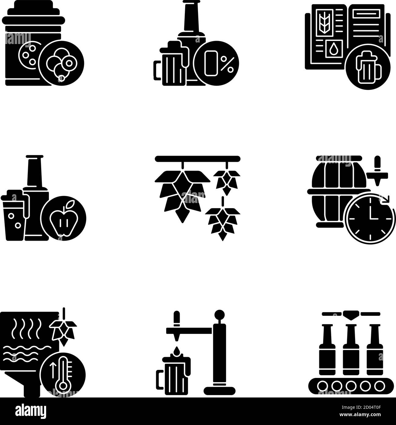 Ale brewing process Black and White Stock Photos & Images - Alamy