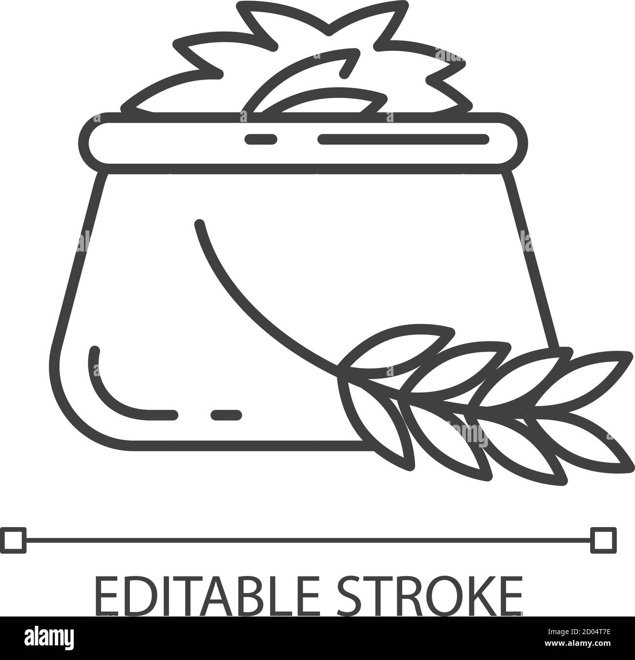 Barley pixel perfect linear icon Stock Vector Image & Art - Alamy