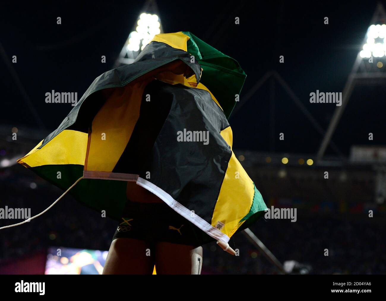 Jamaicas shelly ann fraser pryce celebrates winning womens 100m final ...