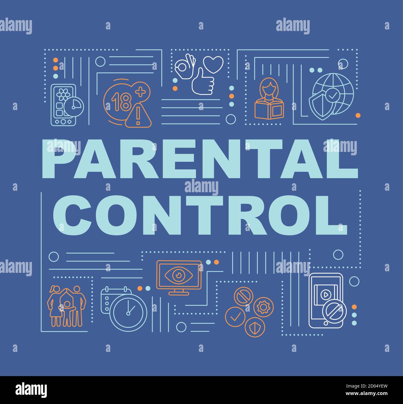 Parental control word concepts banner Stock Vector Image & Art - Alamy