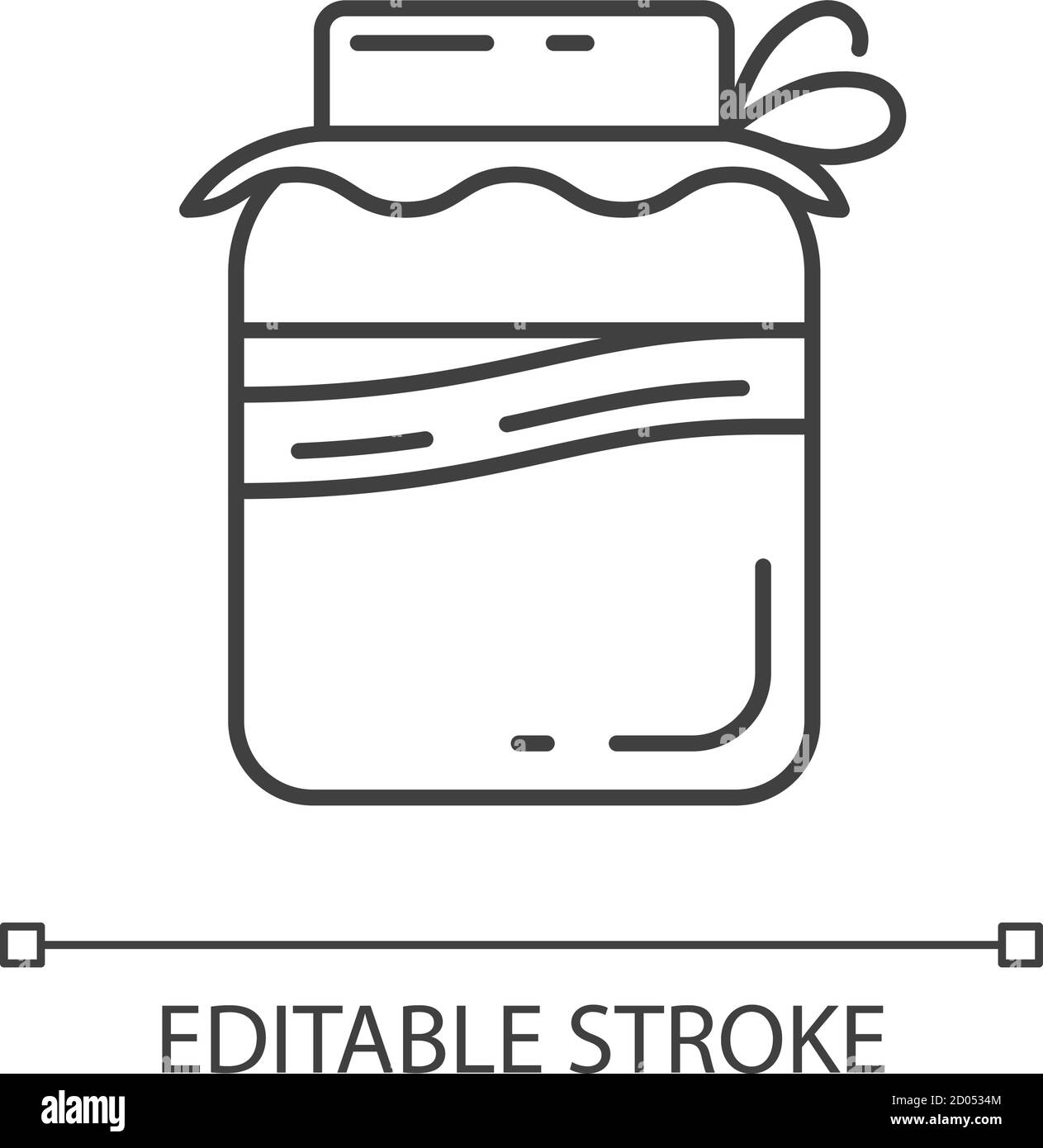 Kombucha pixel perfect linear icon Stock Vector Image & Art - Alamy