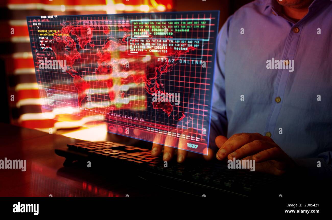 Earth globe map on computer screen. Global business, networking ...