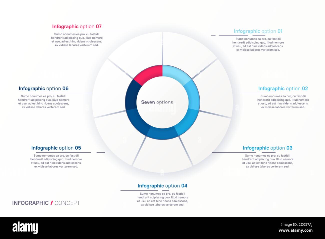 Vector infographic round chart template Stock Vector Image & Art - Alamy