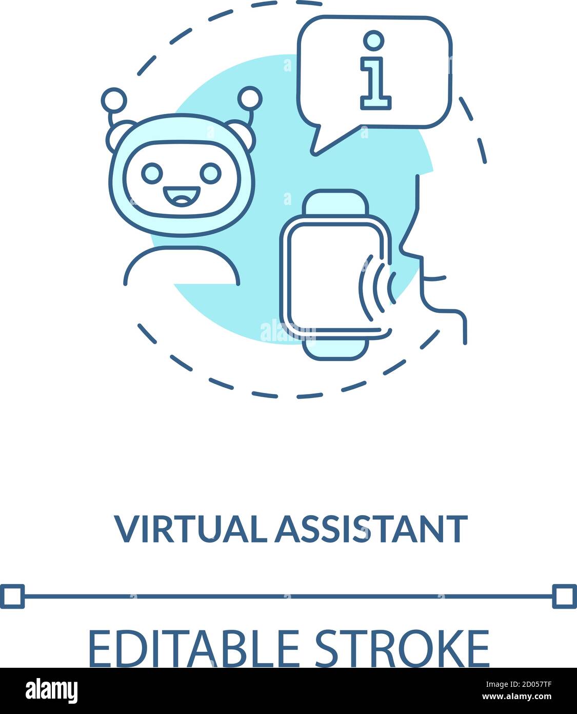 Digital fitness assistant Cut Out Stock Images & Pictures - Alamy