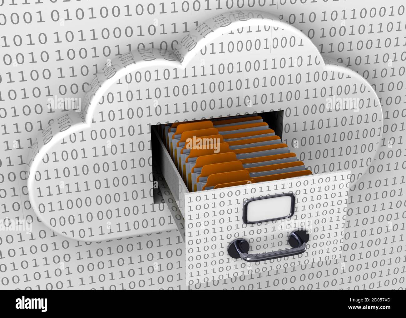 Cloud Archive - 3D Stock Photo - Alamy