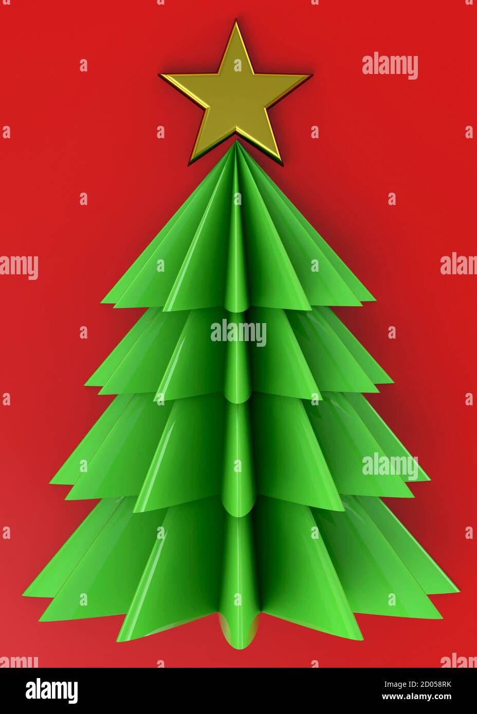Christmas Tree - 3D Stock Photo - Alamy