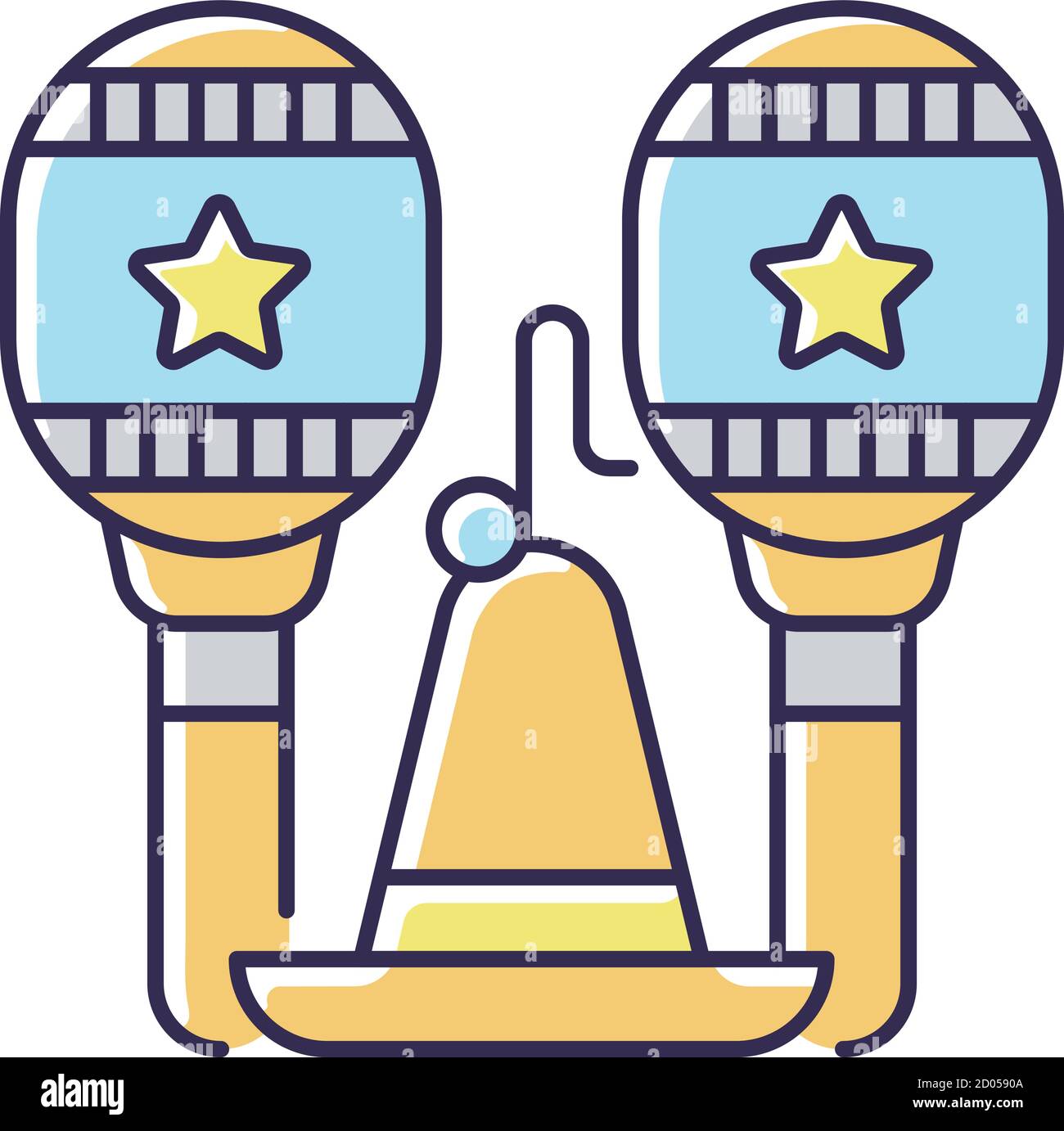 Latin music RGB color icon Stock Vector Image & Art - Alamy