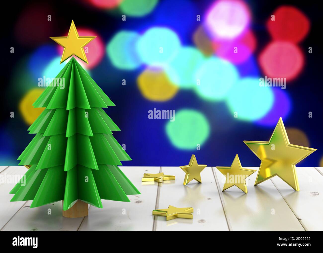 Christmas Tree - 3D Stock Photo - Alamy
