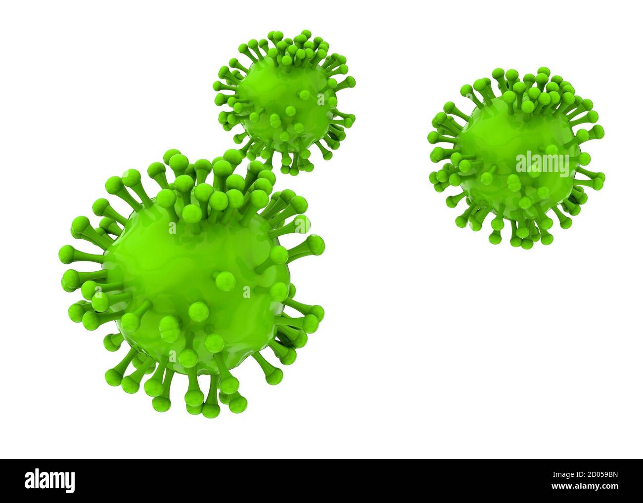 Virus infection in cell Cut Out Stock Images & Pictures - Alamy