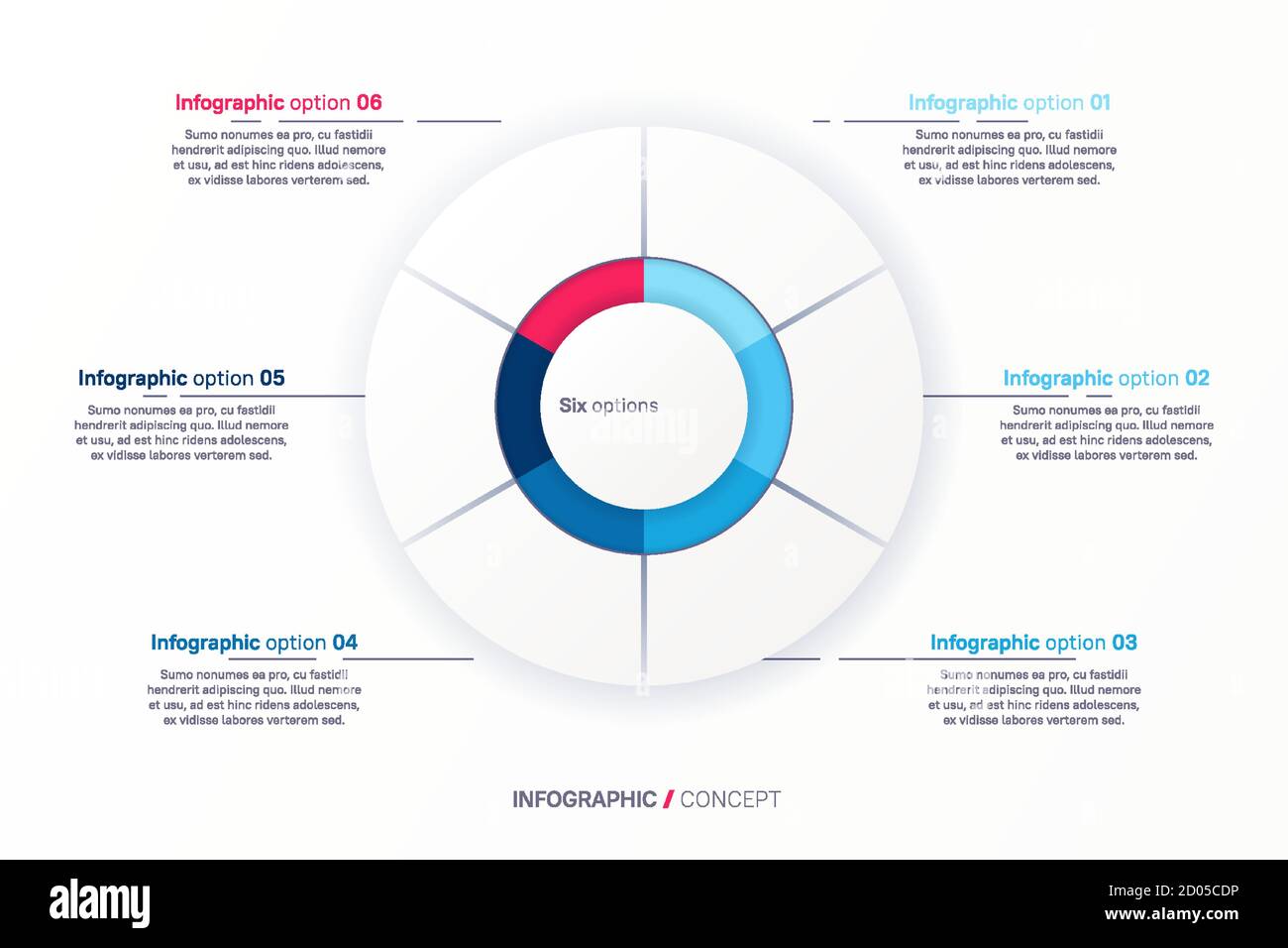 Vector infographic round chart template Stock Vector Image & Art - Alamy