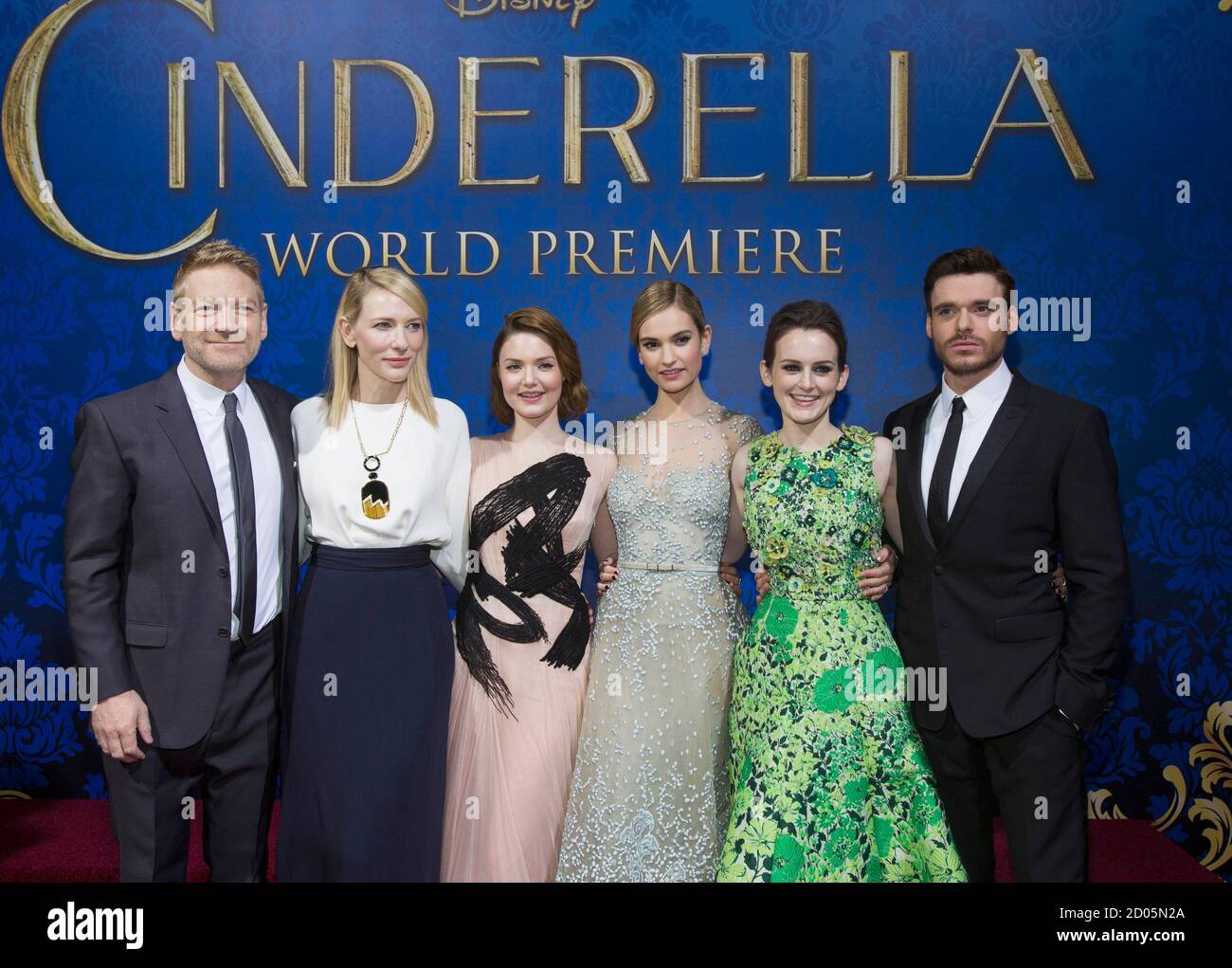 Lily james sophie mcshera cinderella hi-res stock photography and ...